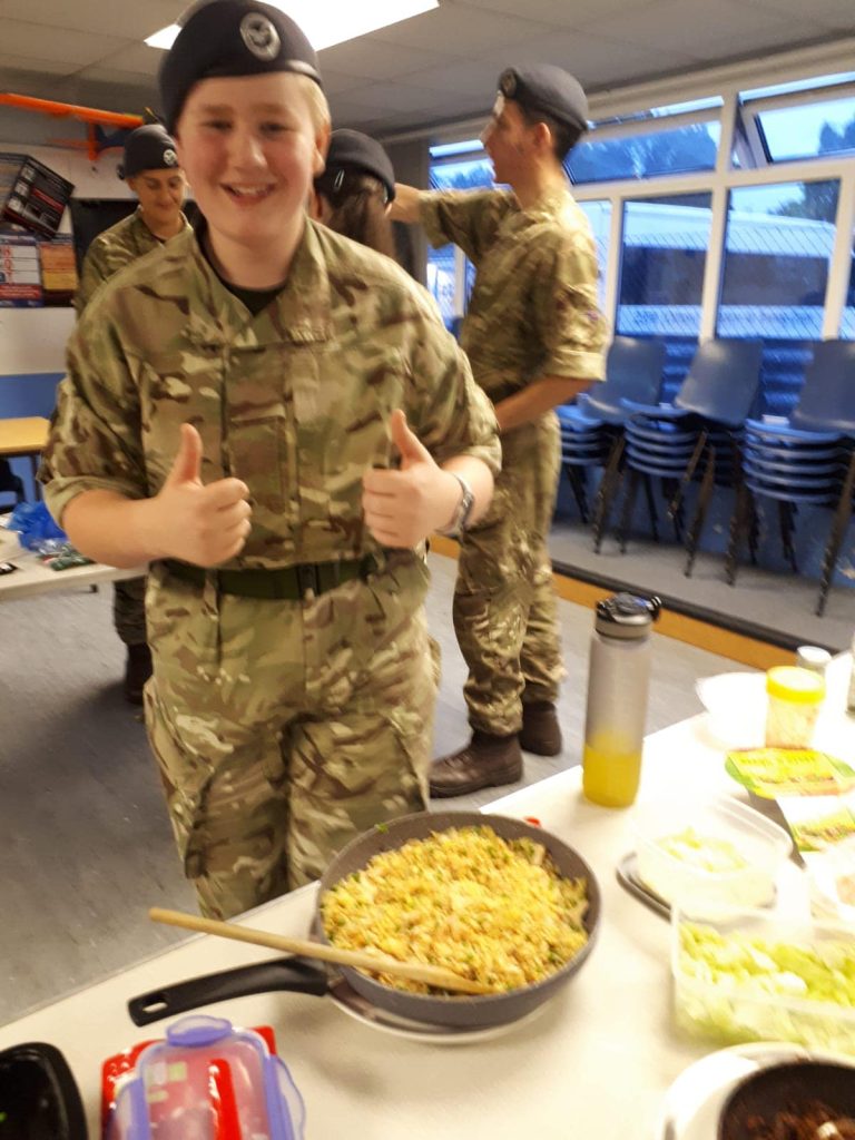 Ditton Boys Cooking Competition – Kent Air Cadets